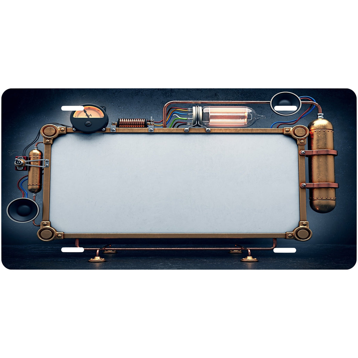 Personalized Custom Steam Punk Novelty Front License Plate - Steampunk ...